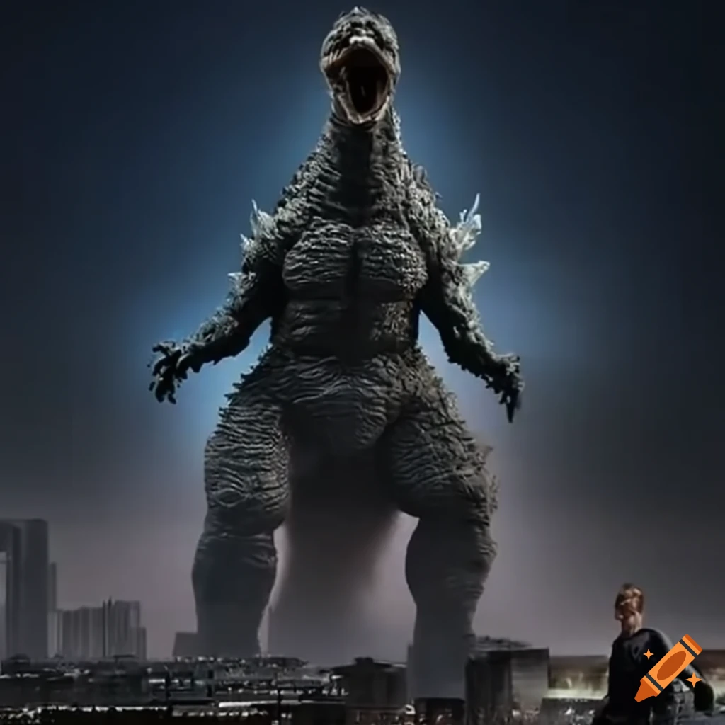 Godzilla monster on Craiyon