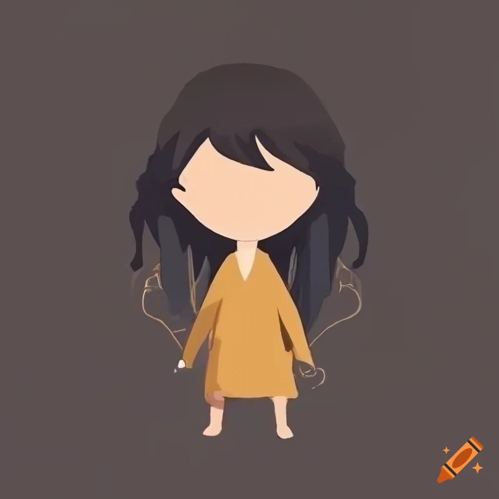 Minimalist solo character design on Craiyon