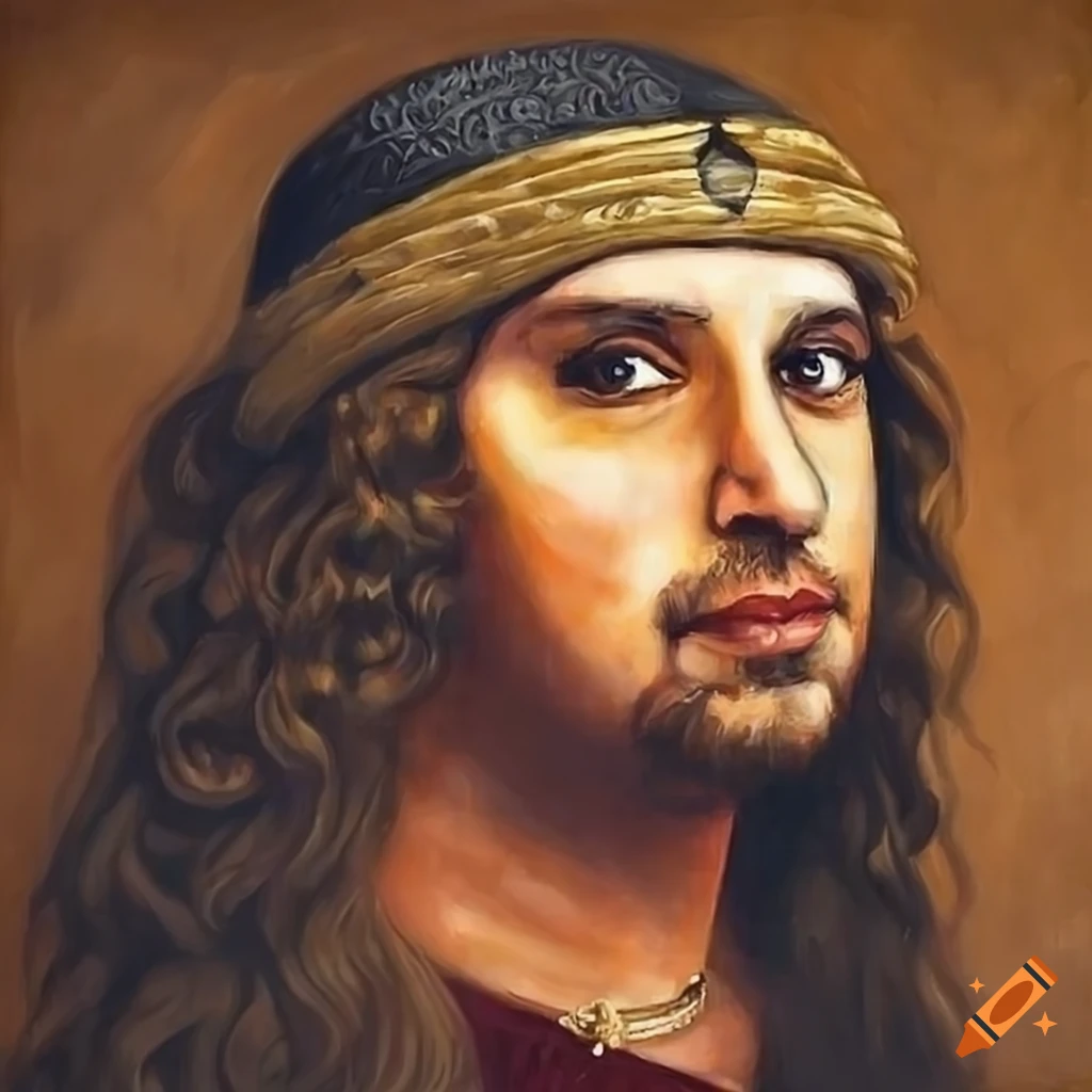 Leonardo Da Vinci painting of Raj Koothrappali from The Big Bang Theory ...