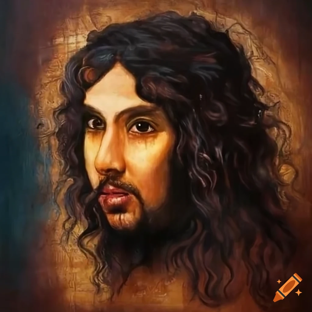 Leonardo da vinci painting of raj koothrappali from the big bang theory ...