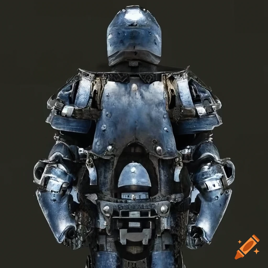 Medieval magic exoskeleton suit with intricate adornments on Craiyon