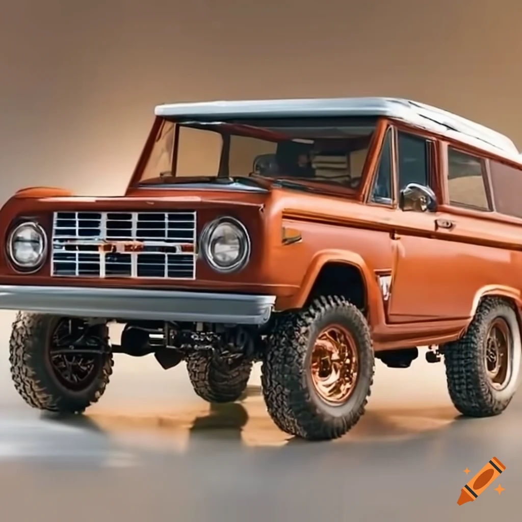 Vintage 1964 ford bronco off-road vehicle on Craiyon