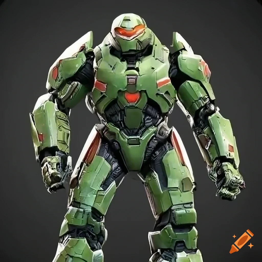 Halo hulkbuster mech on Craiyon