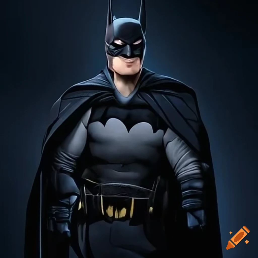 Batman enjoying potato chips on Craiyon