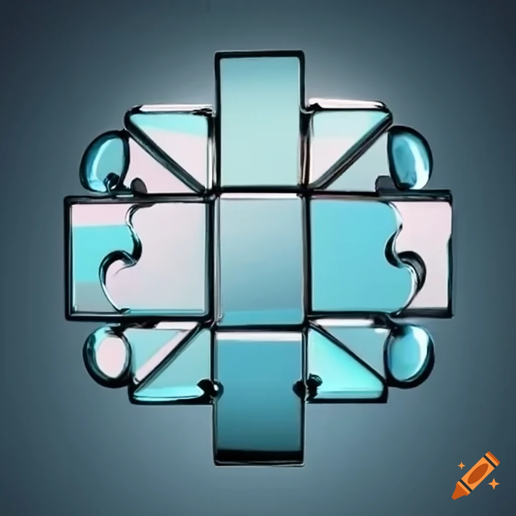 Mirror puzzle on Craiyon