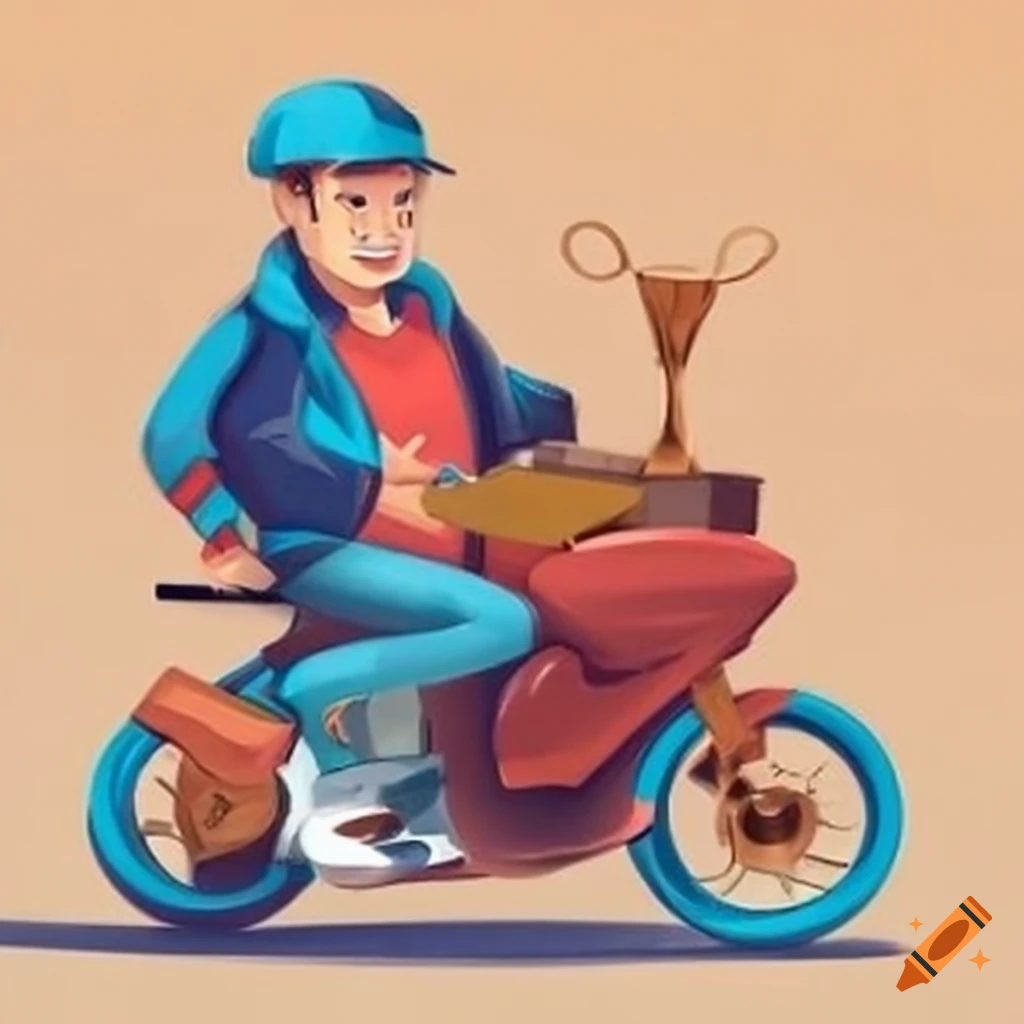 Exciting courier competition winners holding trophies for efficient ...