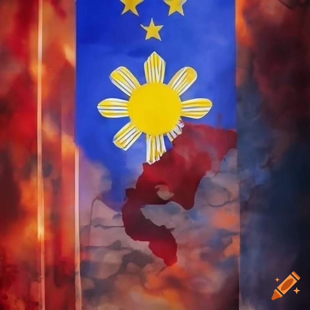 Digital poster symbolizing Filipino patriotism and nationalism with ...