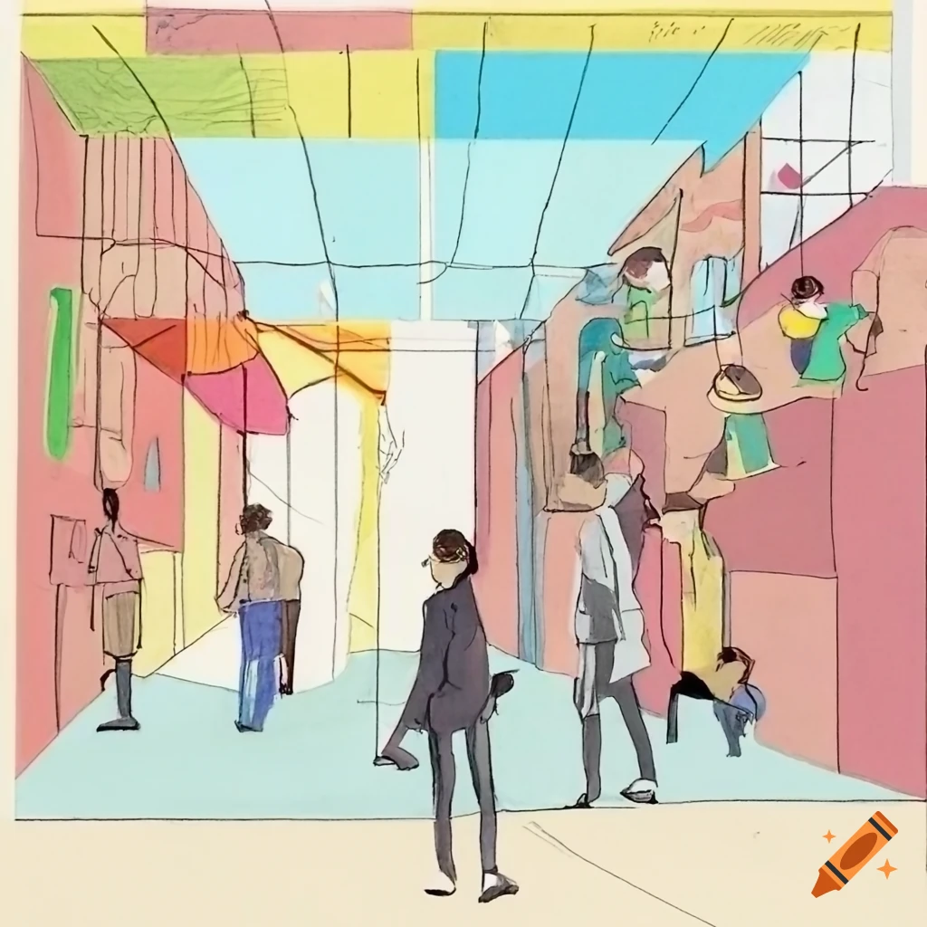 Illustration of belonging, visual encounter, and social interaction in ...