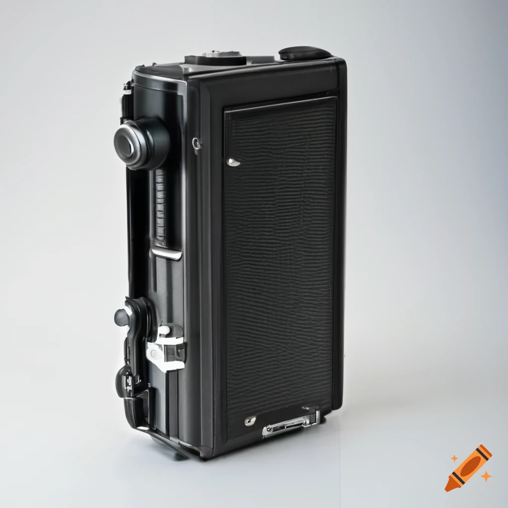 Sinar f2 large format portable camera with 1980s style on Craiyon