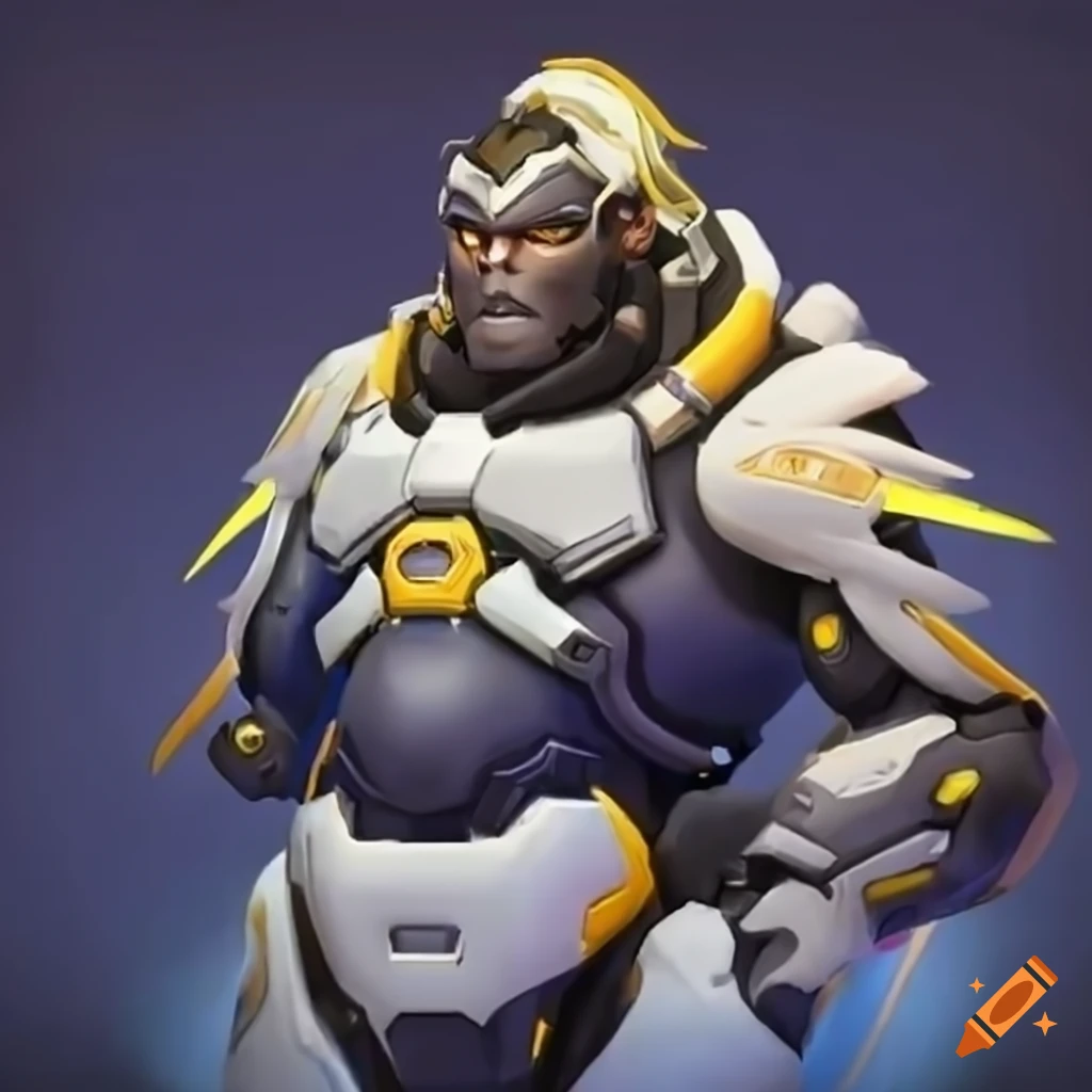 Winston and mercy from overwatch on Craiyon