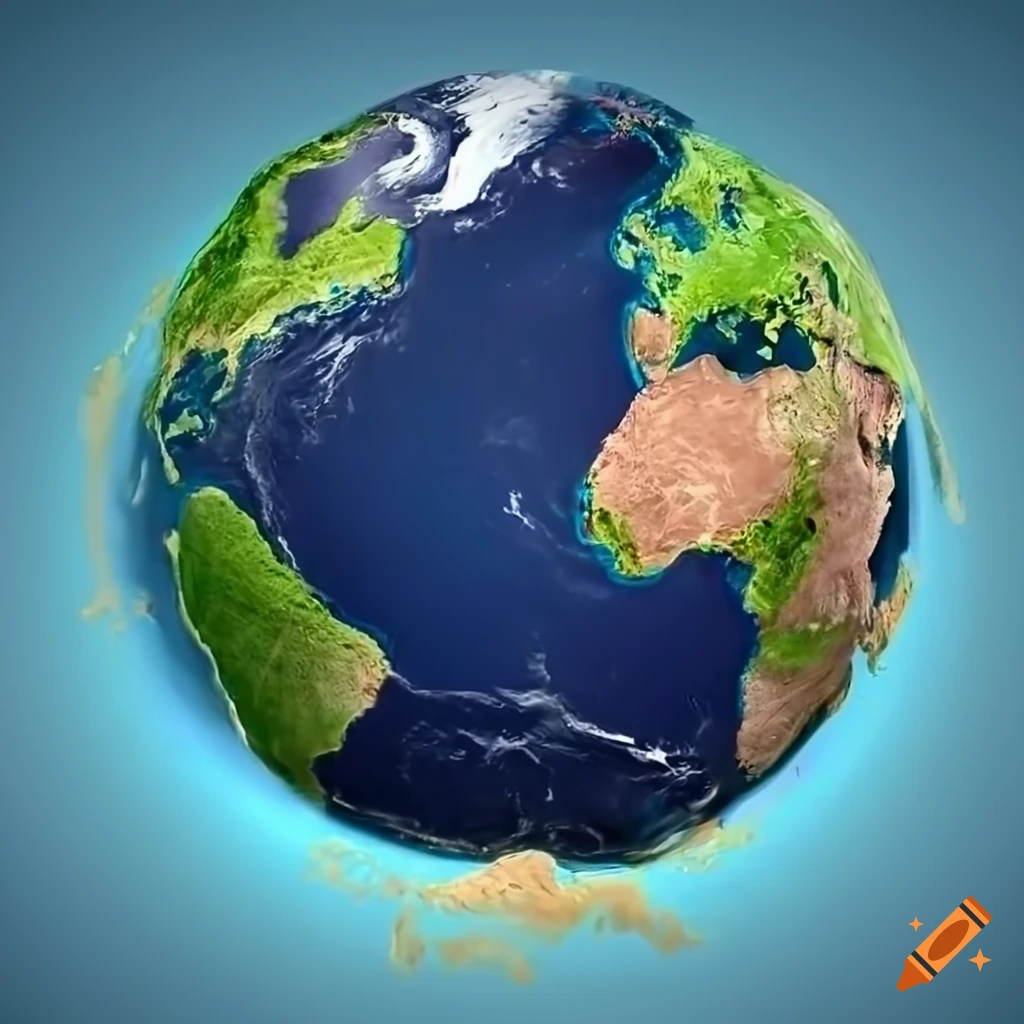 3d earth depicting the philippines on Craiyon