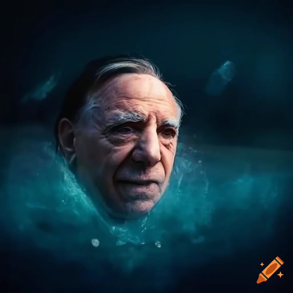Francois legault under the ocean on Craiyon