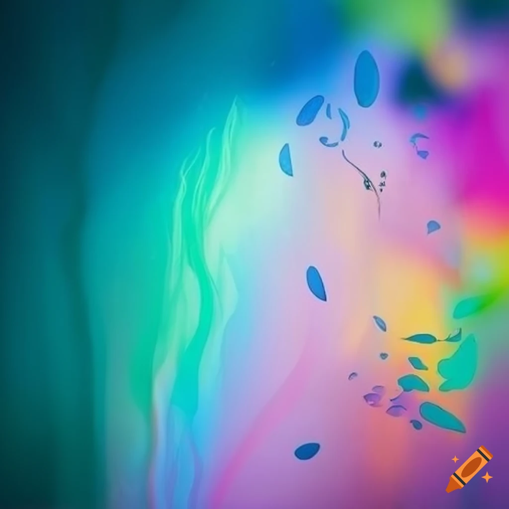 Calming and therapeutic poster with soothing colors and motivational ...