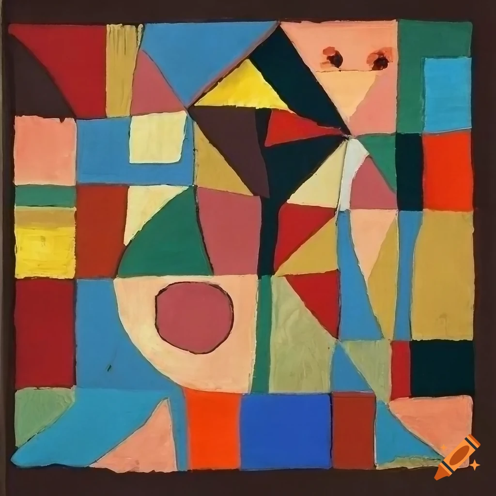 Cubist carpets with acrylic panes inspired by artists like Paul Klee ...