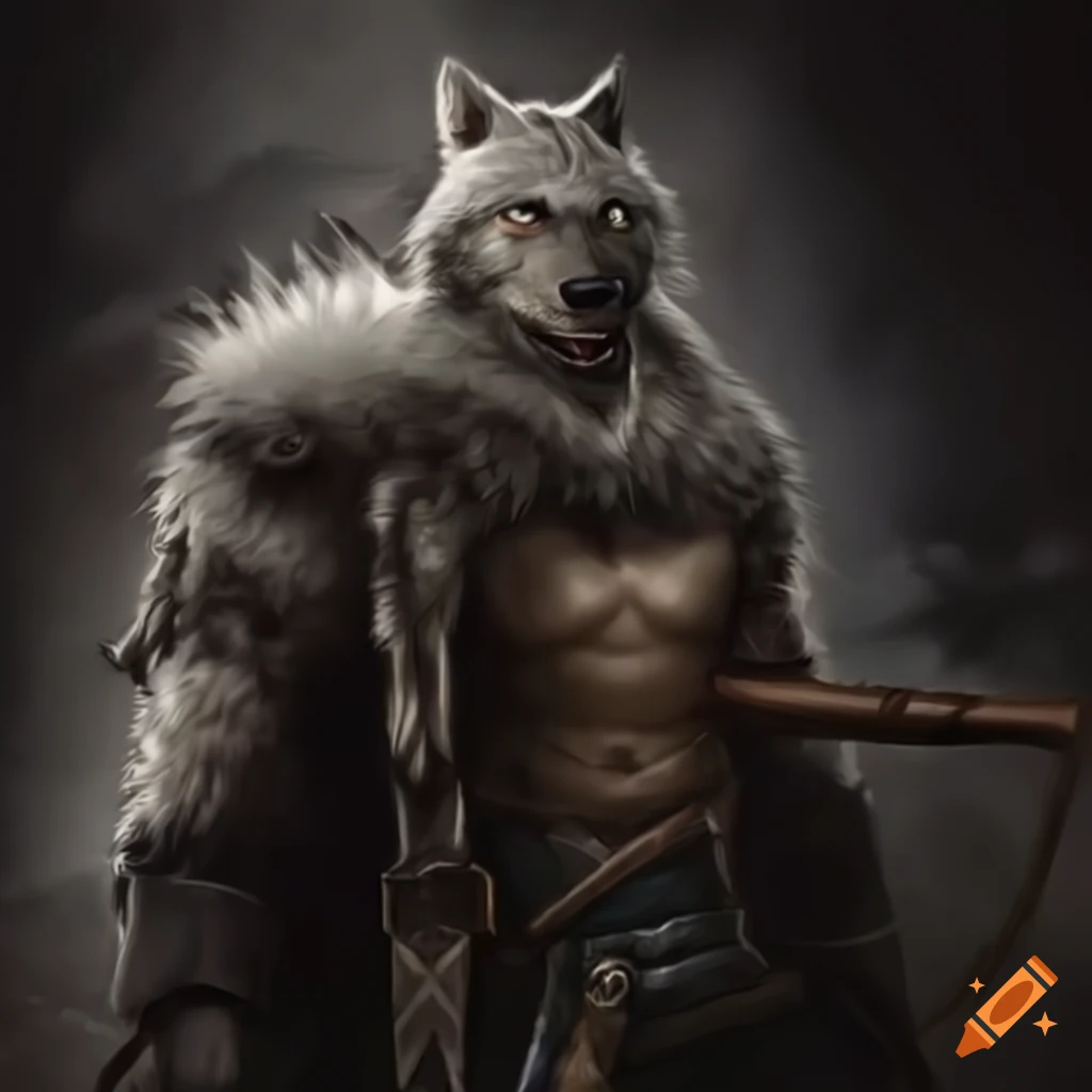 Wolf warrior on Craiyon