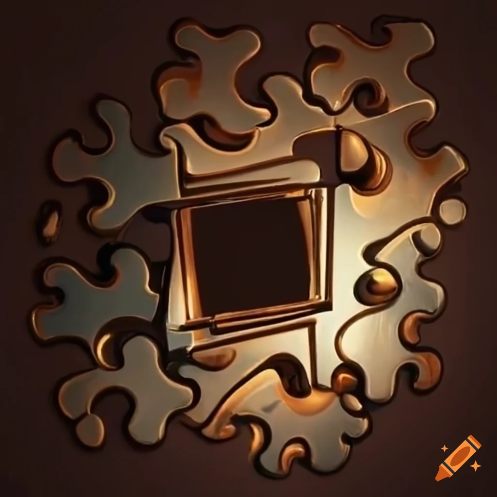 Mirror puzzle on Craiyon