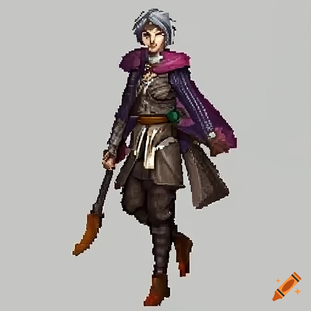 RPG Maker MZ male character on Craiyon