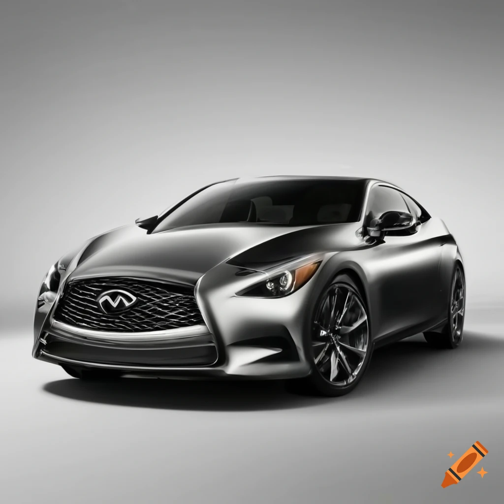 2025 infiniti compact coupe sedan rear view on Craiyon