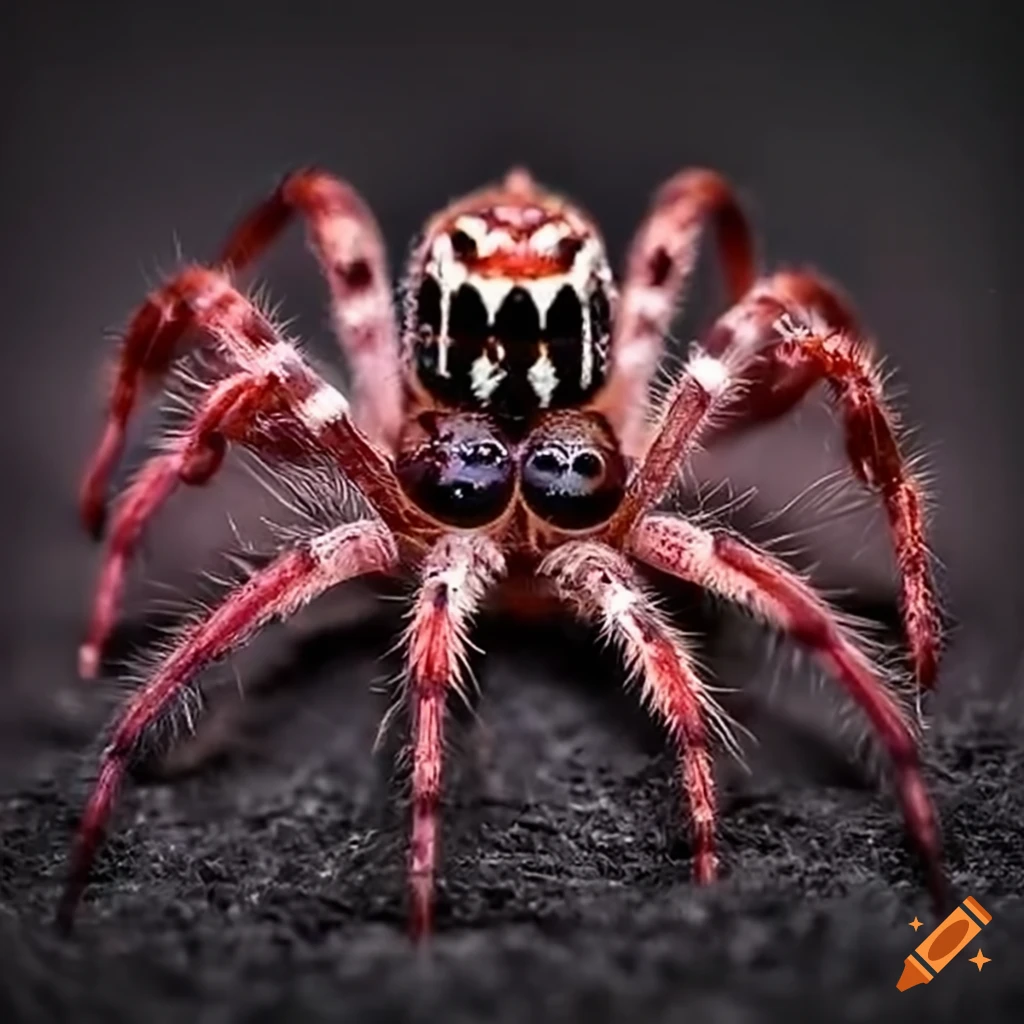 Red spider on Craiyon