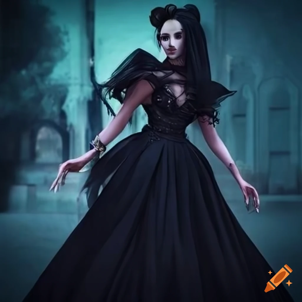 Reimagining of magical sailor senshi in gothic dark costumes on Craiyon