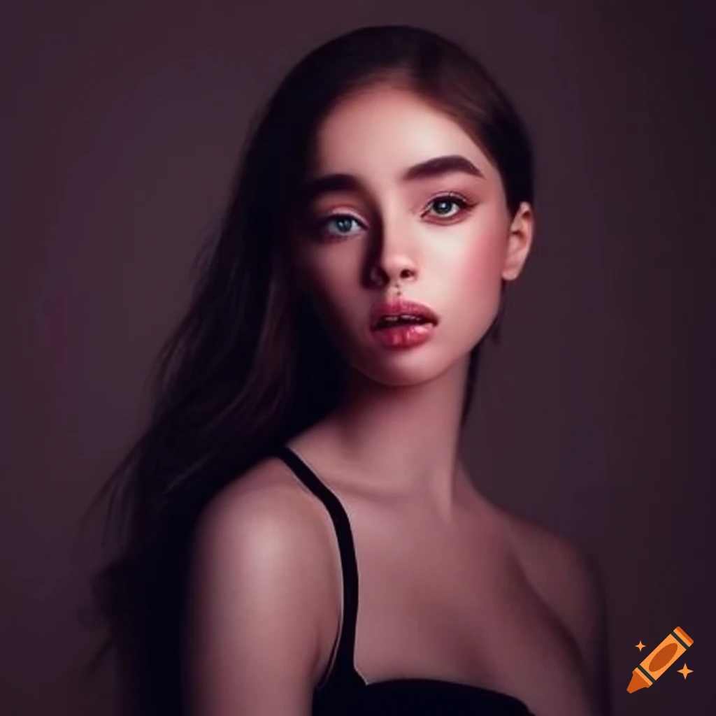 Pretty model on Craiyon