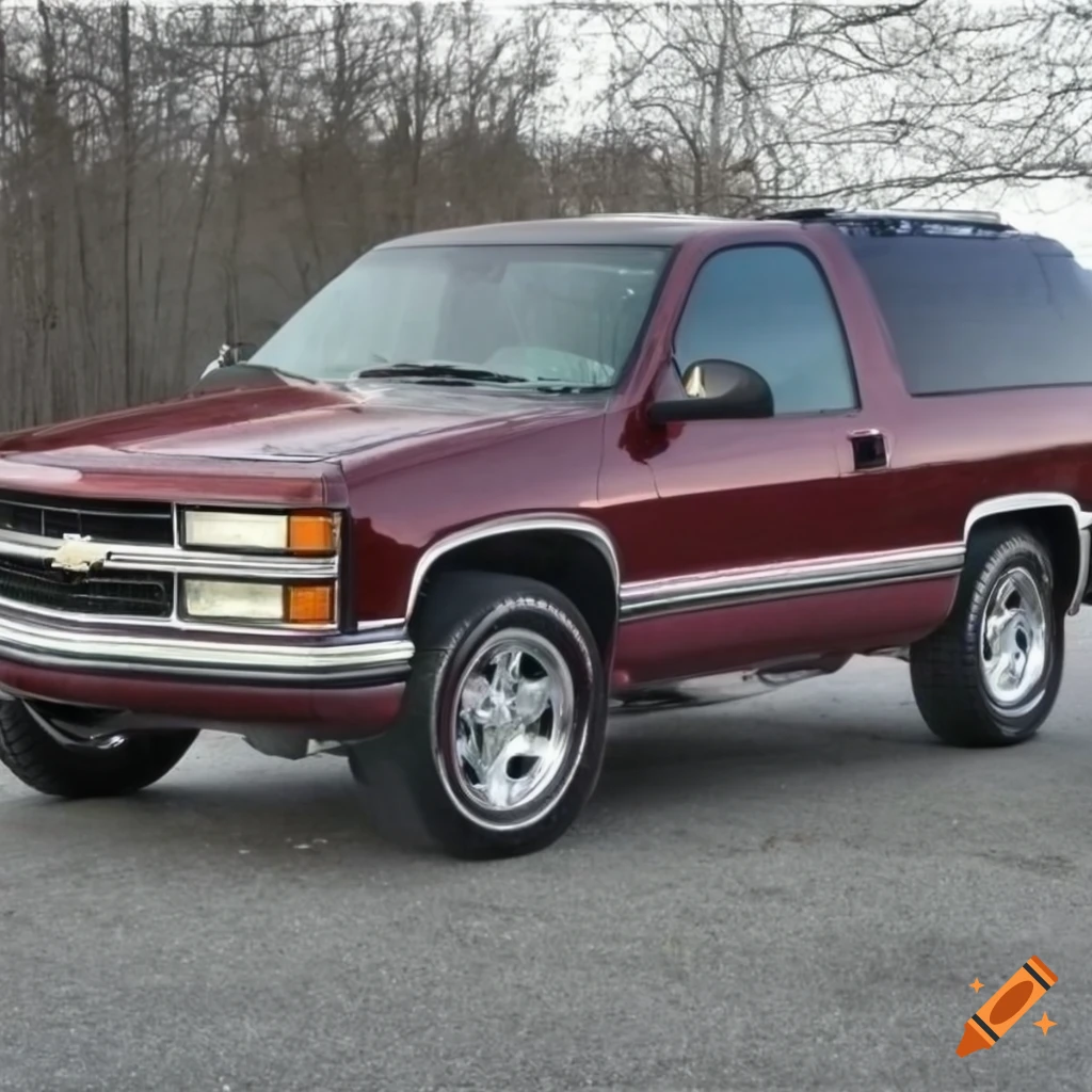 1995 Chevrolet Tahoe 2-door sedan hotrod on Craiyon