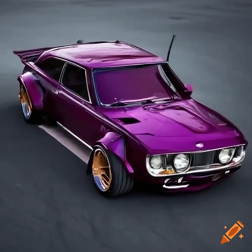 Toyota Celica Widebody Body Swapped onto BMW 128i in Dark Magenta on ...