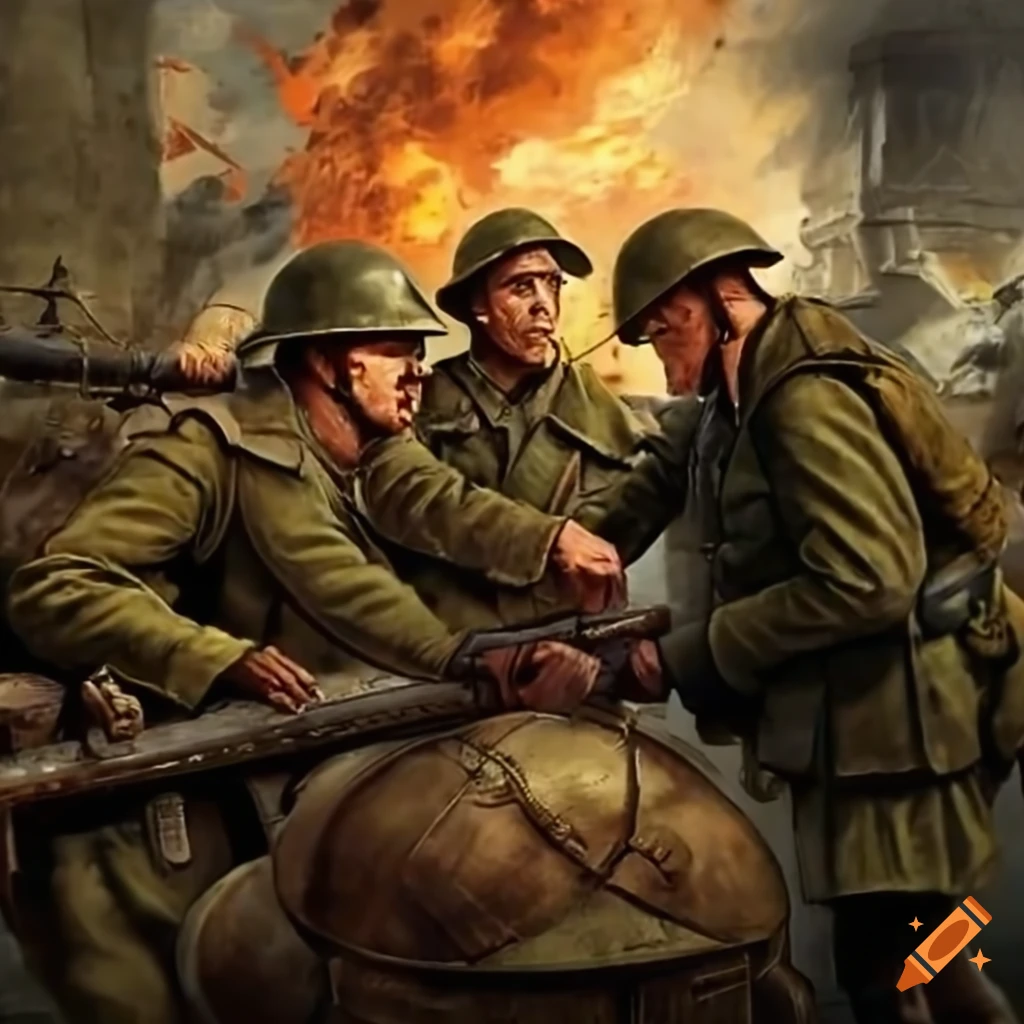 World war 1 historical reference on Craiyon