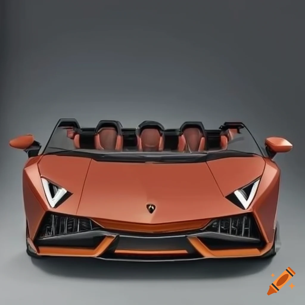 Lamborghini revuelto roadster on Craiyon