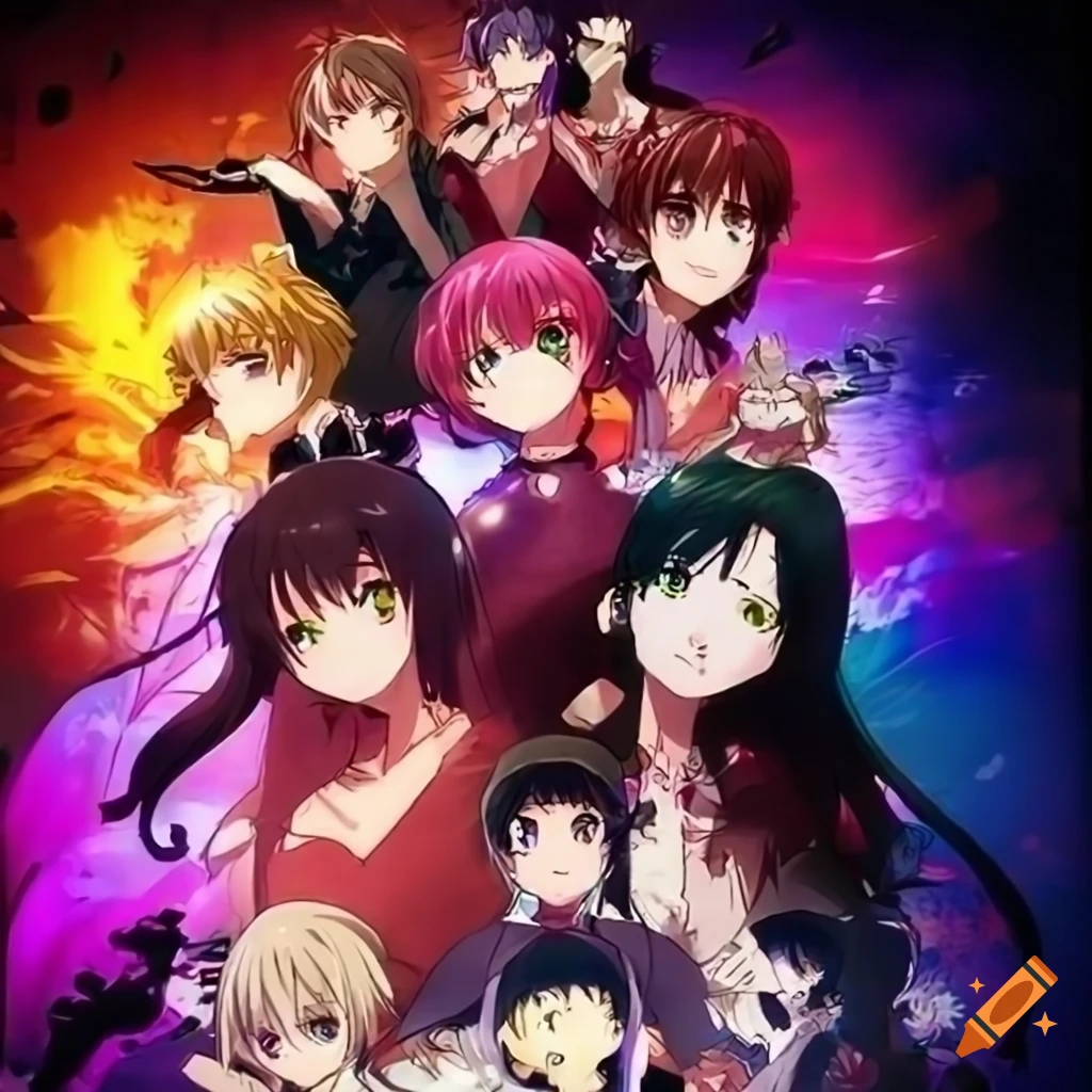 Anime club poster on Craiyon