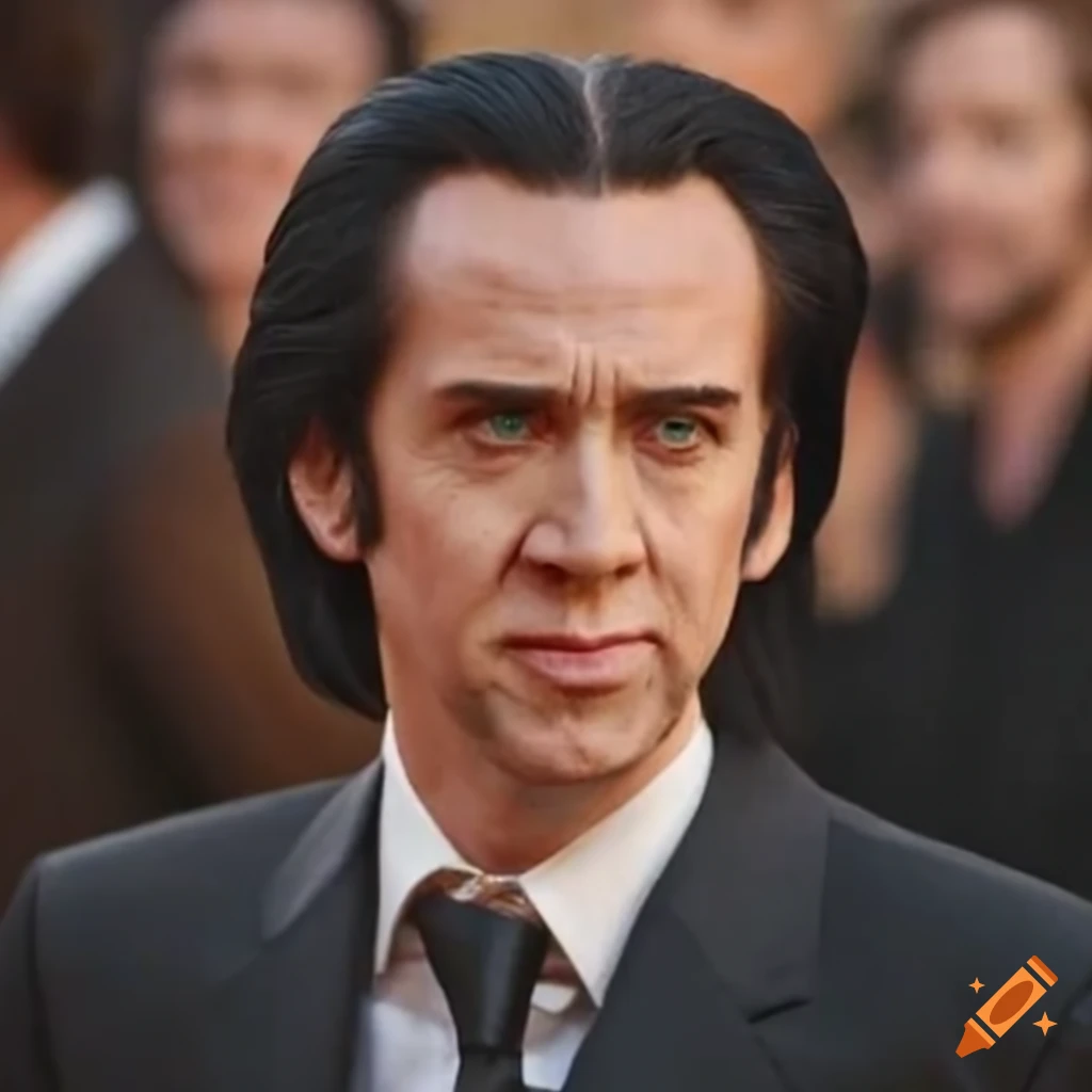 Nicolas cage as nick cave on Craiyon