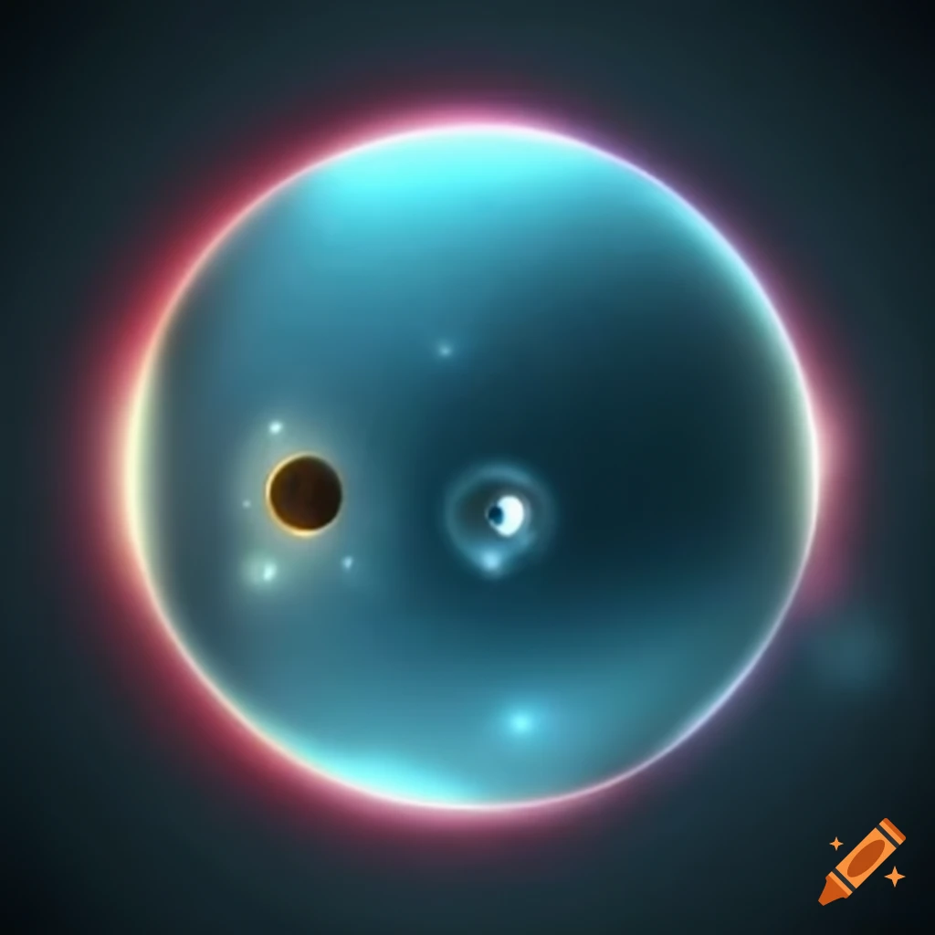 Cool looking android inside an orb on Craiyon