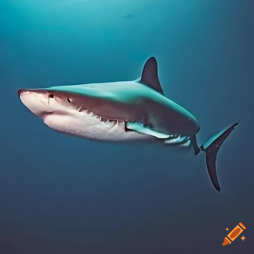 Full-body shark on Craiyon