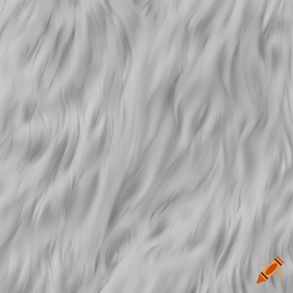 White fur texture seamless pattern on Craiyon