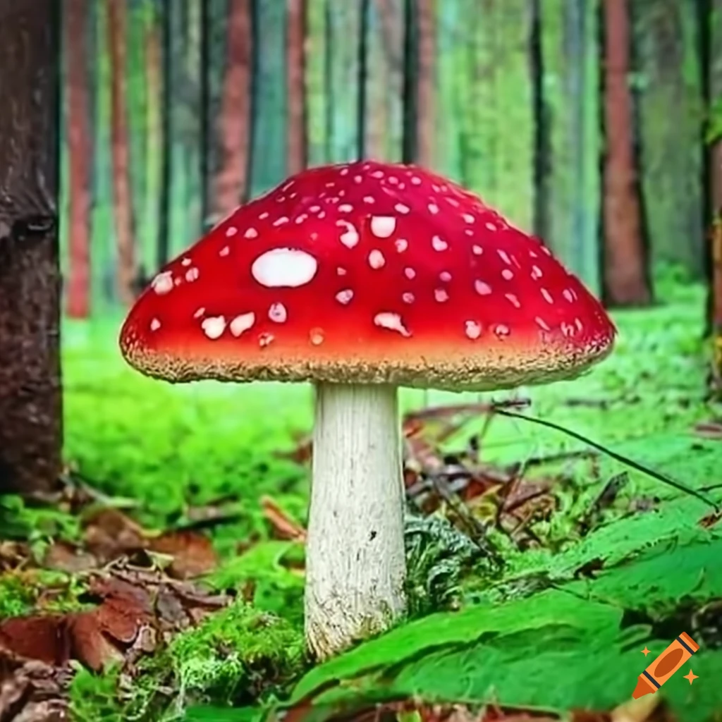 Surreal mushroom sculpture on Craiyon