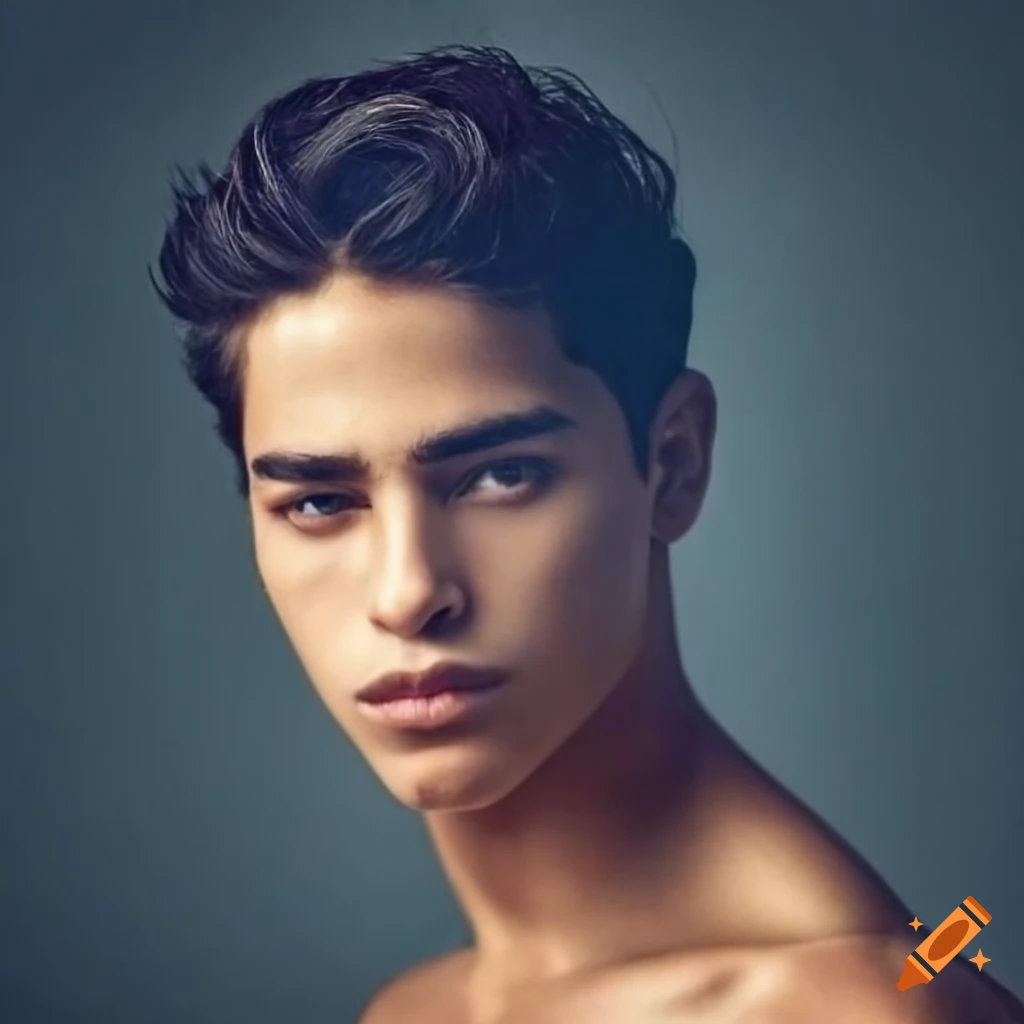 Handsome male model of mixed salvadoran, lebanese, and samoan descent ...