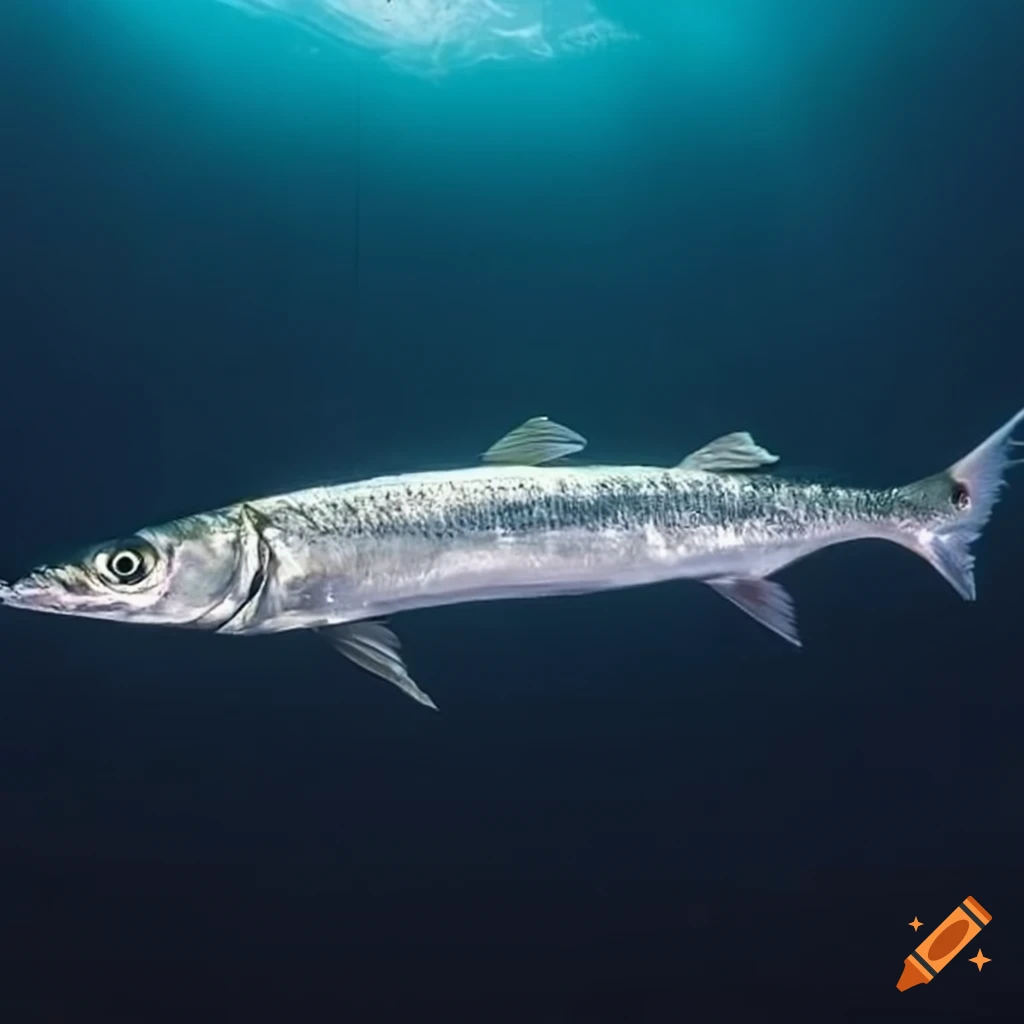Full-body barracuda photograph on Craiyon