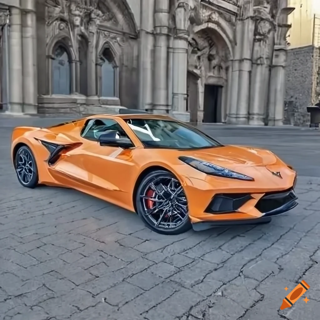 Custom blend of chevrolet corvette c8 and lamborghini revuelto with ...