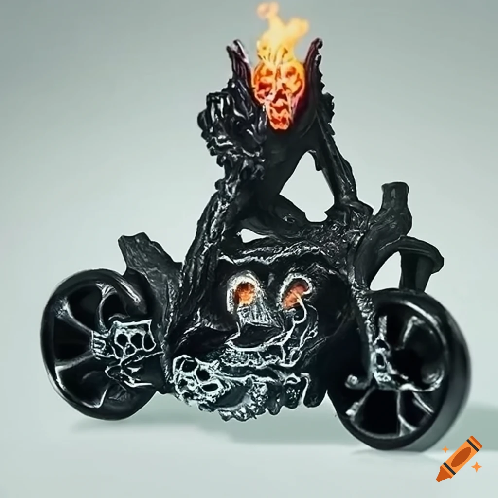 Hot wheels ghost rider on Craiyon