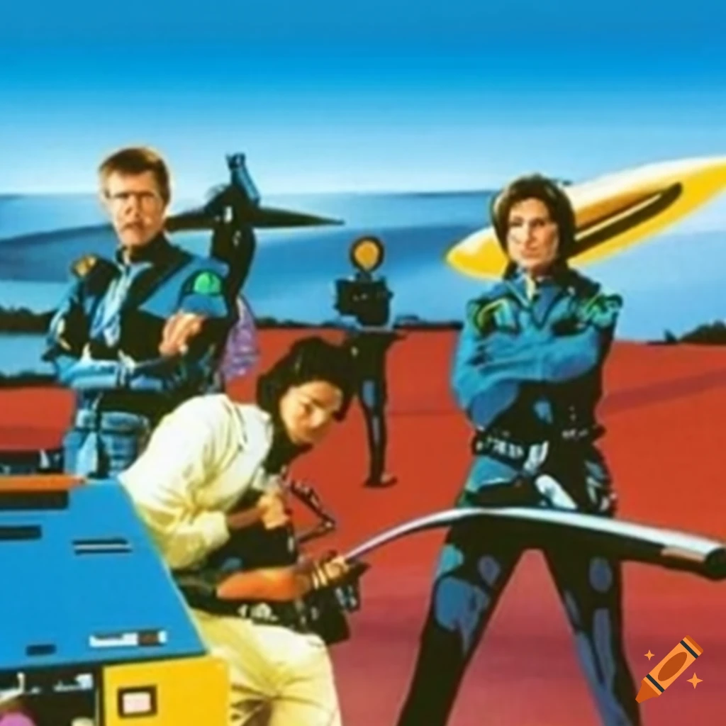 Promotional image for Martian Park, a 1988 Australian science fiction ...