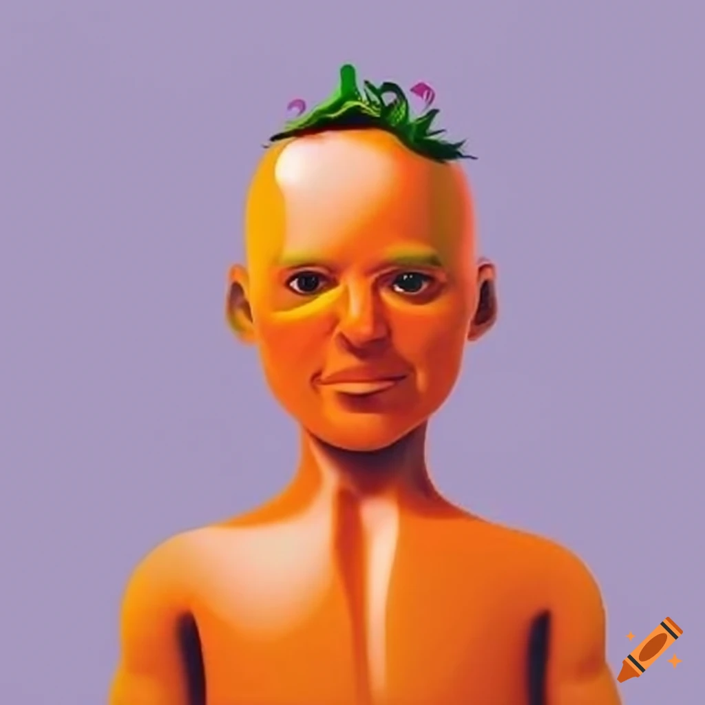 Orange man on Craiyon