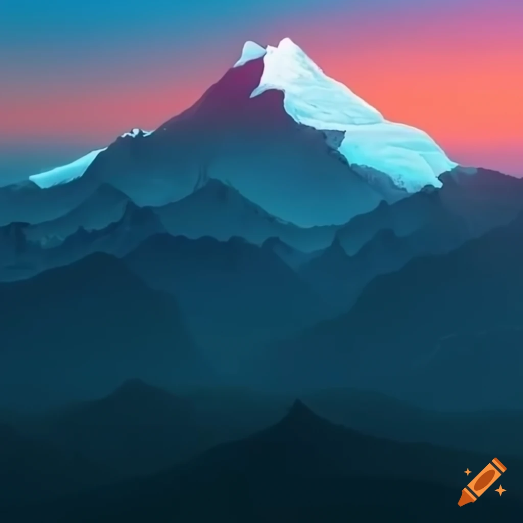 Mountain side view in 4k ultra hd resolution on Craiyon