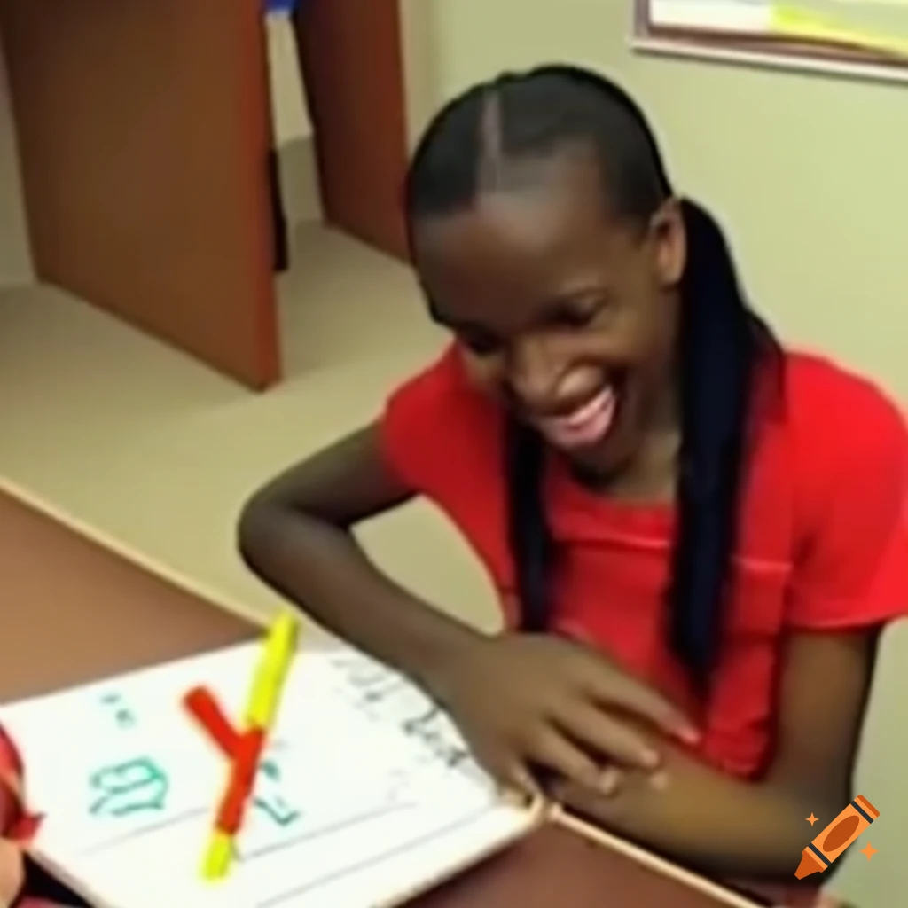 Person screaming at a math test on Craiyon