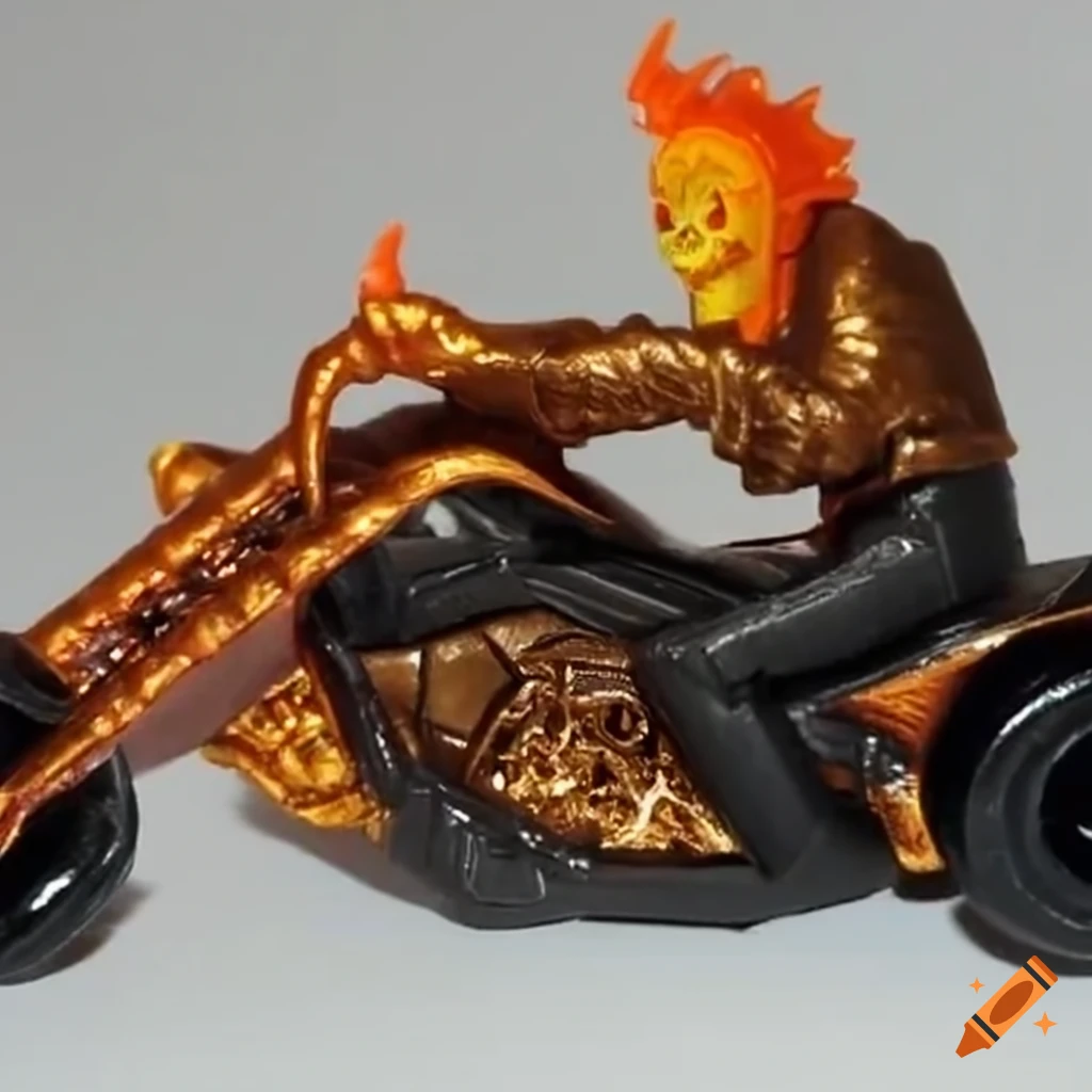 Ghost rider's hot wheels on Craiyon