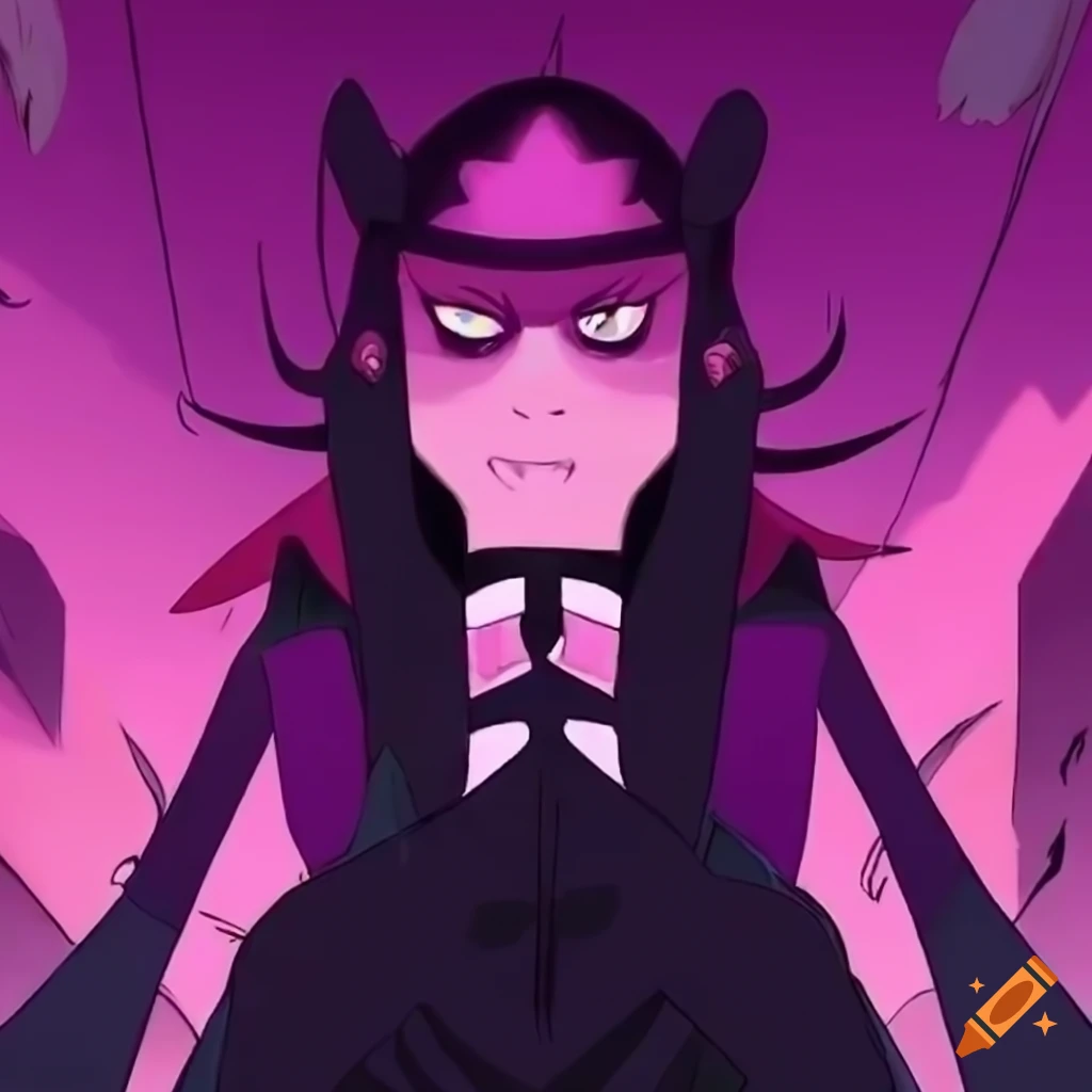 Goth Marin Kitagawa Troglodyte Ruffian character fusion on Craiyon