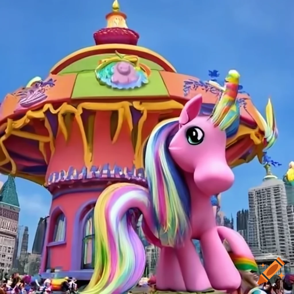 Colorful Mlp theme park world with village and life size ponies in New ...