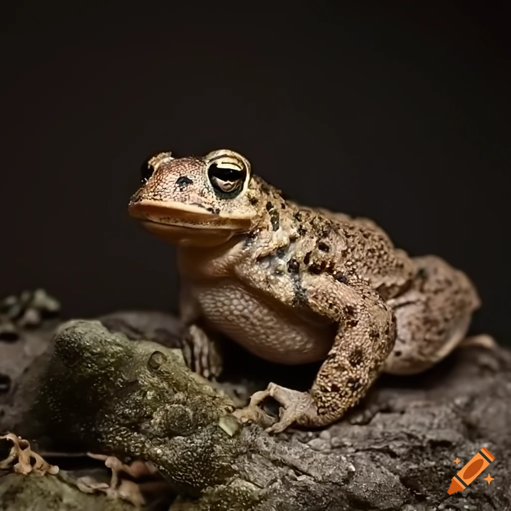 Full-body toad photo on Craiyon