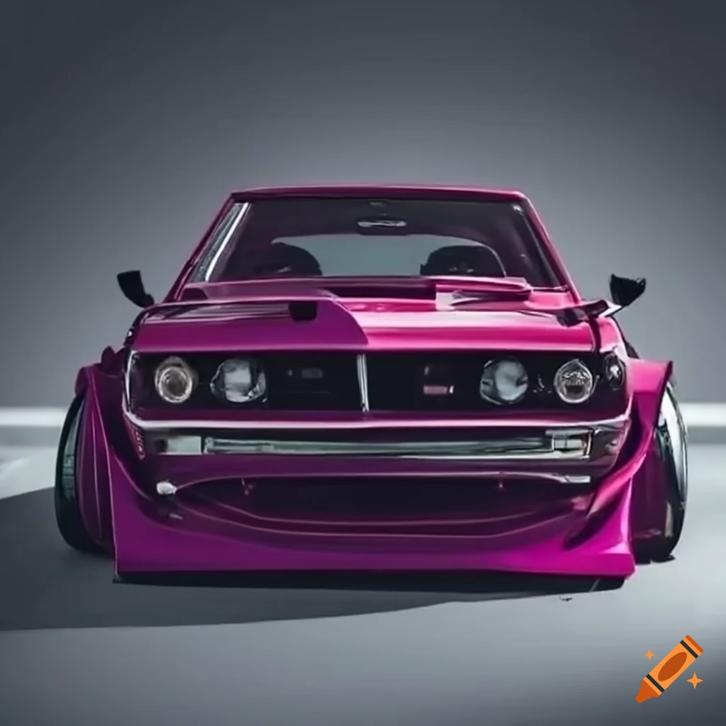 Toyota Celica Widebody Body Swapped onto BMW 128i in Dark Magenta on ...