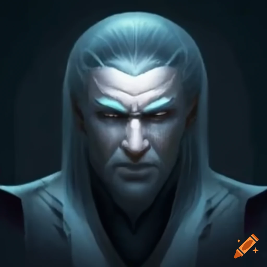 Evil fantasy advisor implementing devious schemes on Craiyon