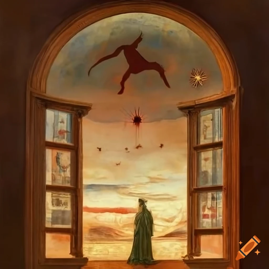 Renaissance painting of celestial bodies and dante's paradiso seen ...